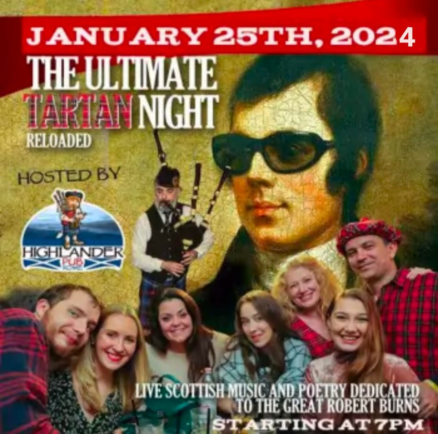 The Ultimate Tartan Night in honour of Robert Burns | The Highlander ...